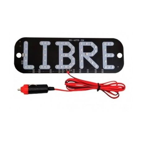 letrero led libre